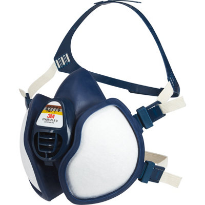 3M 4277+ Maintenance-Free FFABE1P3 Half-Face Respirator Mask