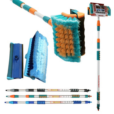 3M 9Ft Aluminium Telescopic Water Kit Window Vehicle Garden Washer ...