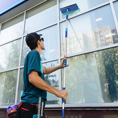 3M 9Ft Aluminium Telescopic Water Kit Window Vehicle Garden Washer ...