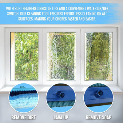 3M 9Ft Aluminium Telescopic Water Kit Window Vehicle Garden Washer ...