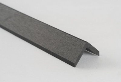 3m Decking Angle Trim (45 x 45mm) Black, Pack of 5