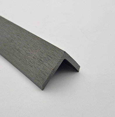 3m Decking Angle Trim (45 x 45mm) Grey, Pack of 5