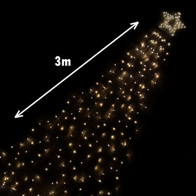 3m Indoor Outdoor Shooting Star Multifunction LED Christmas Decoration ...
