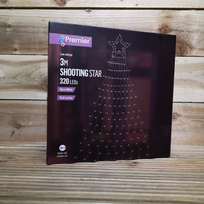 3m Indoor Outdoor Shooting Star Multifunction LED Christmas Decoration ...