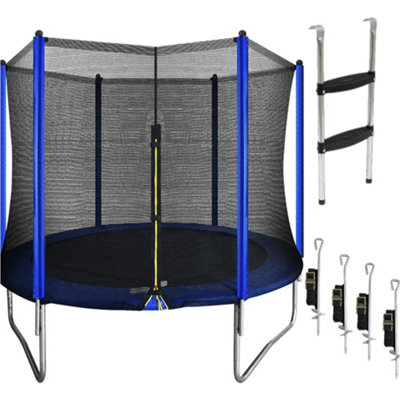 3m Kids Trampoline with Safety Net, Ladder & Anchors - Fun and Durable ...