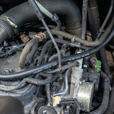 3m length of E10 reinforced rubber fuel pipe/line for diesel,petrol,oil ...