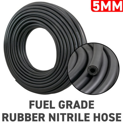 3m length of E10 reinforced rubber fuel pipe/line for diesel,petrol,oil ...