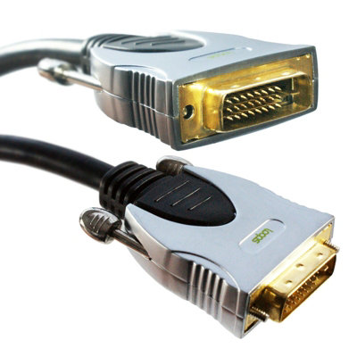 3m QUALITY DVI D Male to Plug Dual Link Cable PC Laptop to Monitor ...