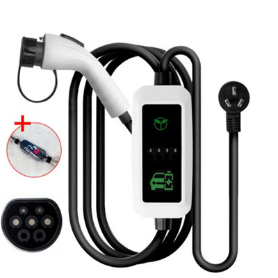 3M Safe EV Charging 3M 13A Cable Type 2 UK Plug 3 Pin Electric Vehicle ...