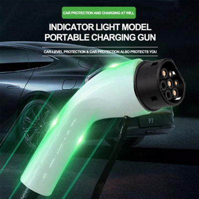 3M SAFE EV CHARGING 3M 13A CABLE TYPE 2 UK PLUG 3 PIN ELECTRIC VEHICLE ...