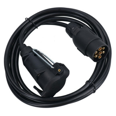3m Trailer Light Extension Lead / Cable for Lighting Boards, Caravans ...