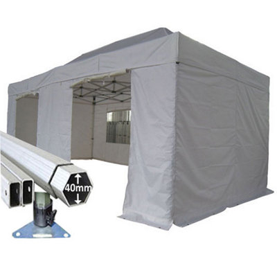 3m x 6m Extreme 40 Commercial Instant Shelter Pop Up Gazebos Frame ...