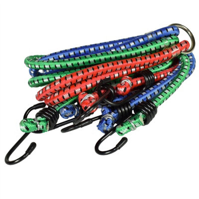 3pc 40" x 8mm Bungee Bungees Rope Straps Tie Downs Storage Holder ...