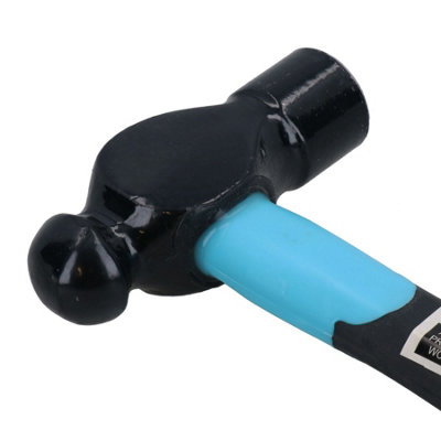 3pc Ball pein Hammers with TPR Grip Fibreglass Handles 8oz 16oz 32oz ...
