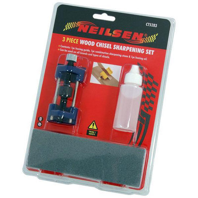 3pc Wood Chisel Sharpening Tools Set (Neilsen CT5283)