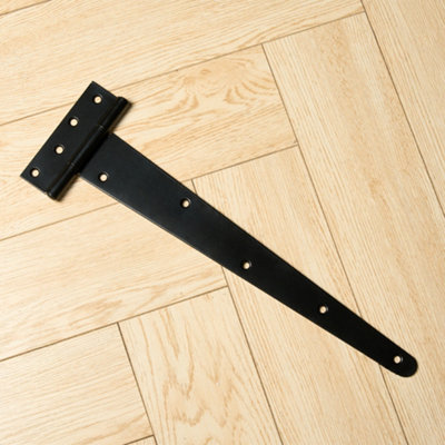 3PCS Black Tee Hinges Garden Gate Hinges T Hinges Shed Door Hinge