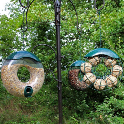 3pcs Hanging Wild Bird Feeder - Seed, Nut and Fat Ball Donut style ...