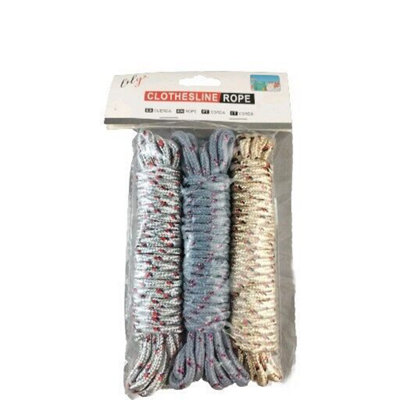 3pcs Strong Multipurpose Clothes Washing Line Laundry Rope 5m Each ...