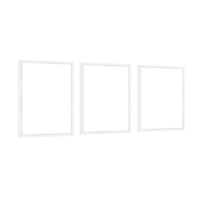 3pcs Waterproof Self-Adhesive Pre-Cut Wall Panel Frame Set