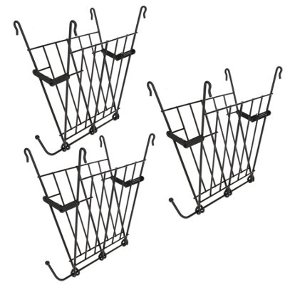 3PK Small Animal Folding Wire Hay Rack with Treat Hanger For Rabbit ...
