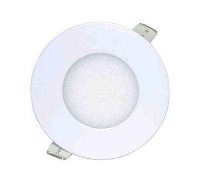 3W LED Panel Light - Round 6000K - Cool White - Pack of 4