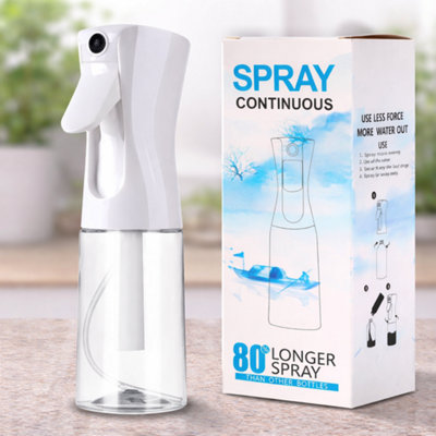 3x 150ml Mist Spray Bottle Continuous Fine Water Sprayer for Hair ...