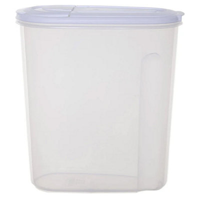 3x 3L Large Plastic Airtight Dry Food & Cereals Storage Container Set