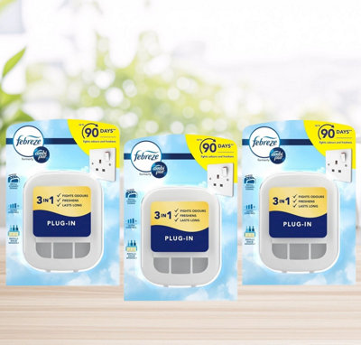 3x Ambi Pur Plug In 3 Volution Febreze Air Freshener Dispenser Plug For ...