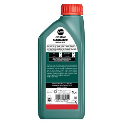 3x CASTROL SAE 10W40 Engine Oil 1L Part Synthetic ACEA A3/B4 API ...