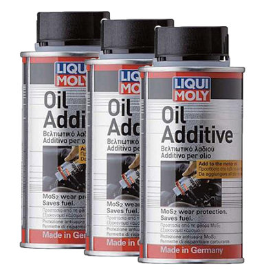 3x Liqui Moly MoS2 Oil Additive 125ml Low-Viscosity Increases Smooth ...