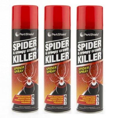 3x Spider Creepy Crawly Insect Killer Spray Bug Repellent Pest Control ...