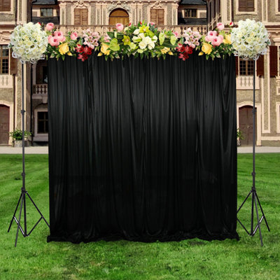 3x3 M Ice Silk Backdrop Curtain Photography Scenery for Christmas ...