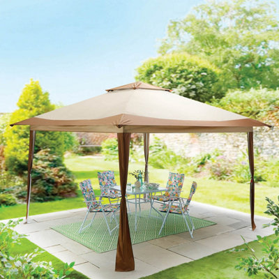 3x3m Deluxe Pop-Up Gazebo, UV50+ Protection, Waterproof Fabric, Steel ...