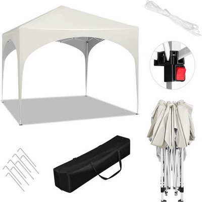 3x3m multifunctional folding pergola, sturdy and rust-proof, height ...