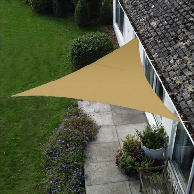 3x3x3m Triangle Sand Ocean Breeze Standard Sail Shade