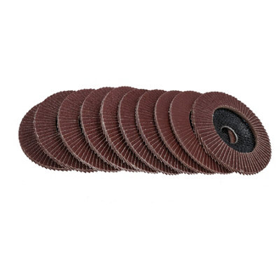 4-1/2" 115mm Mixed Grit Flap Flat Discs For Angle Grinders Removal ...