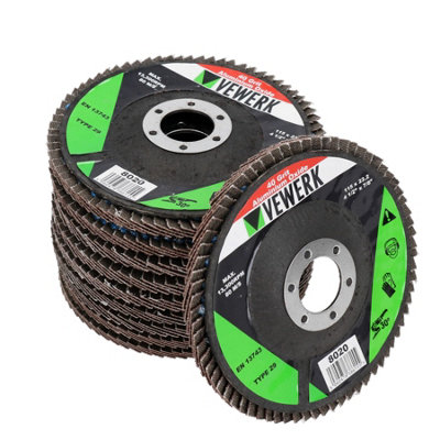 4-1/2" 115mm Mixed Grit Flap Flat Discs For Angle Grinders Removal ...