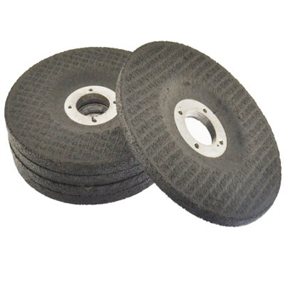 4 1/2" Depressed / Dished Centre Metal Grinding Disc Stainless Steel 5 Pack