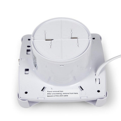 4" 100mm Bathroom Extractor Fan with LED Light Bulb lamp Ceiling Mounted