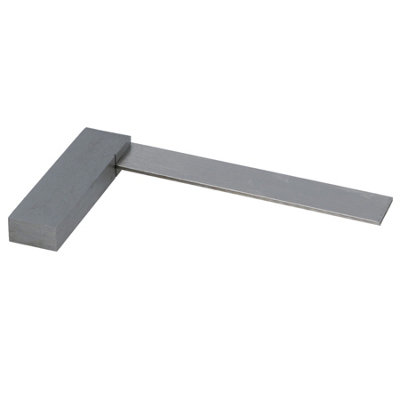 4" (100mm) Engineers Square Set Square Right Angle Straight Edge