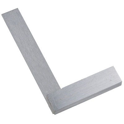 4" (100mm) Engineers Square Set Square Right Angle Straight Edge