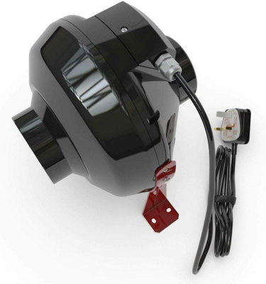 4" 100mm Inline Duct Fan Efficient Ventilation for Grow Tents and ...