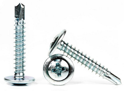 4.2mm x 32mm - Pack of 100 - DIN 7504 - Zinc Plated Steel Self Drilling ...