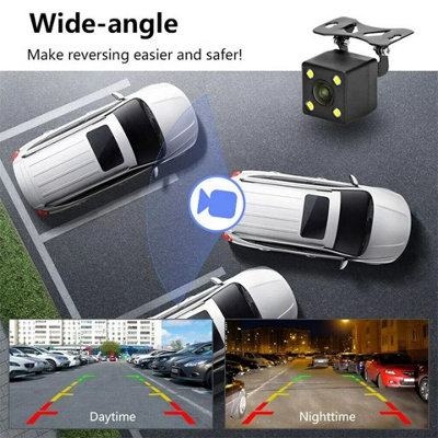 4.3" HD Folding Rear View Reversing Camera Kit with Night Vision for ...