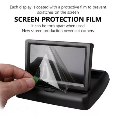 4.3" HD Folding Rear View Reversing Camera Kit with Night Vision for ...