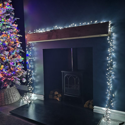 4.5m Multi Colour or White Colour Changing Connectable Cluster LED ...