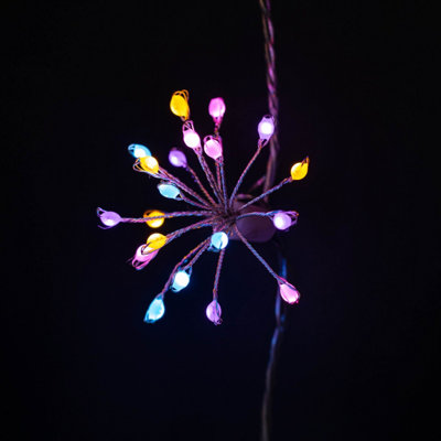 4.5m Ultra Brights Starburst Multi Action Christmas Lights with 200 ...
