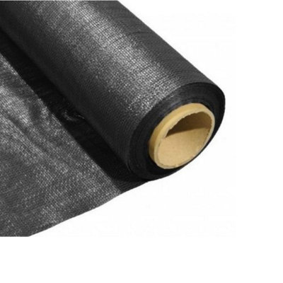 4.5m x 100m Weed Control Ground Cover Membrane Landscape Fabric Woven ...