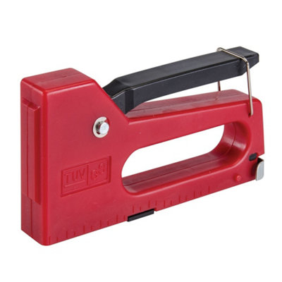 4 8mm Type 53 Staple Gun Craft & Upholstery Stapler Tool (includes 100 ...