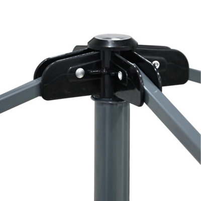 4 Arm 60M Heavy Duty Rotary Airer Washing Line Garden Outdoor Laundry ...